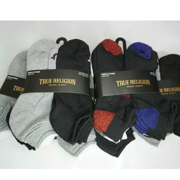 True Religion | Underwear & Socks | True Religion Pairs Mens Low Cut ...